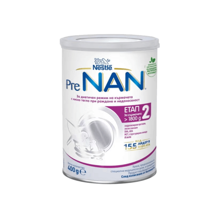 Nestle NAN PreNAN - Диетично мляко на прах за недоносени- 400 g