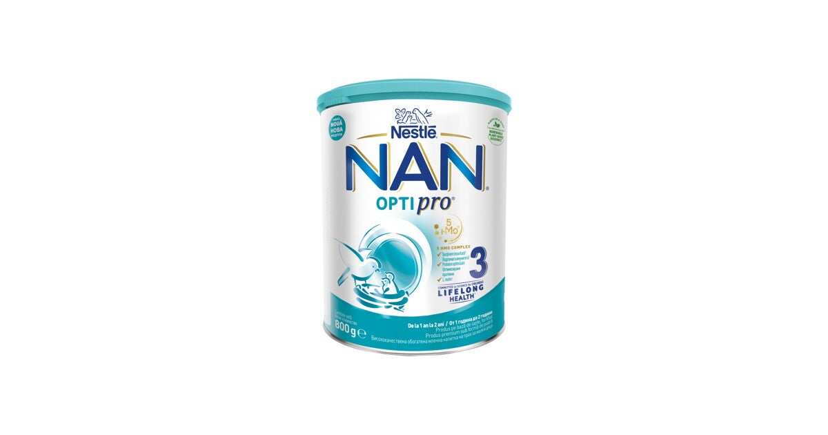 Nestle NAN OptiPRO 3 - Млечна напитка за малки деца 12м+ - 800 g