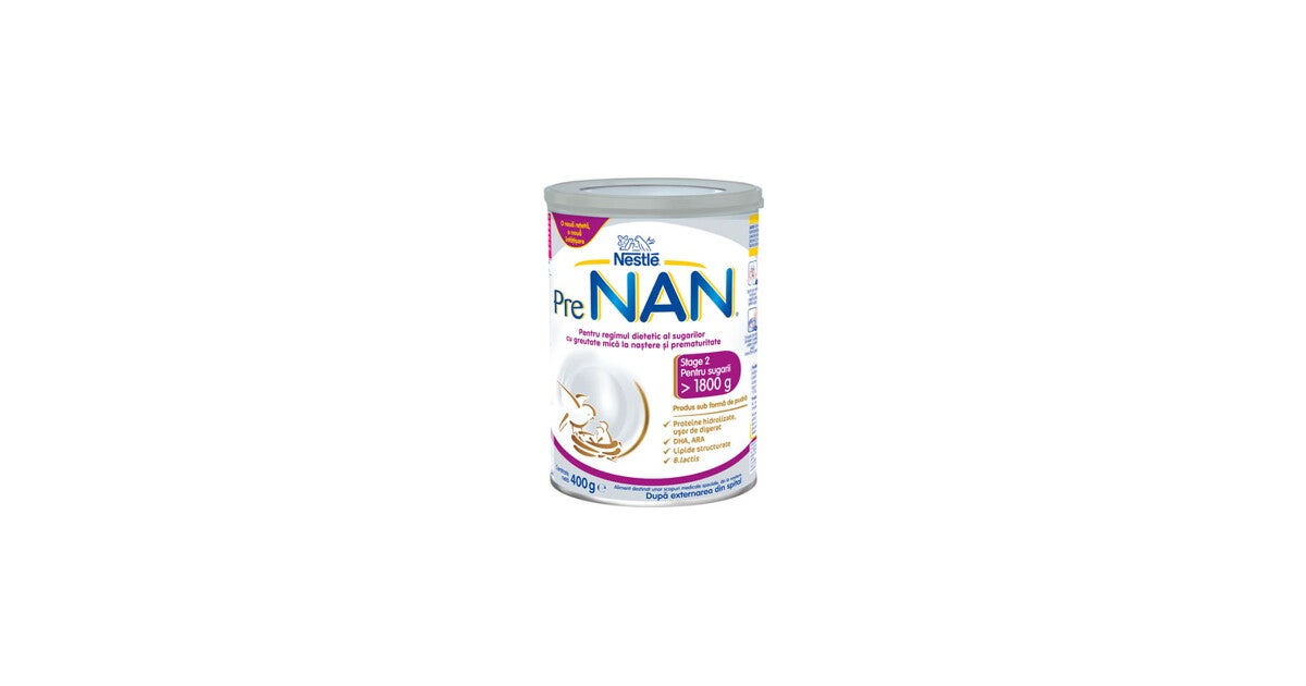 Nestlé Pre NAN ® в метална кутия 400г Етап 2 | Nestlebaby